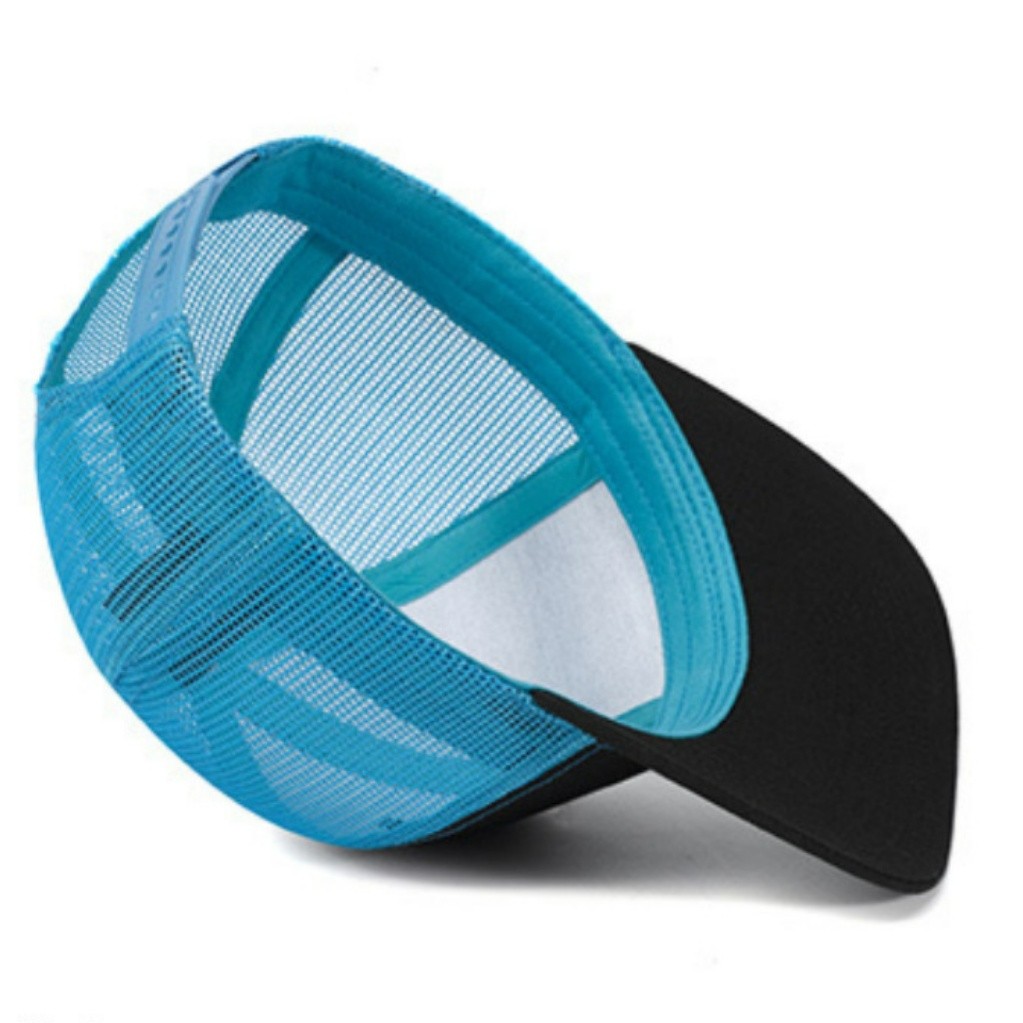 Multi-Color Spliced Mesh-Back Cap