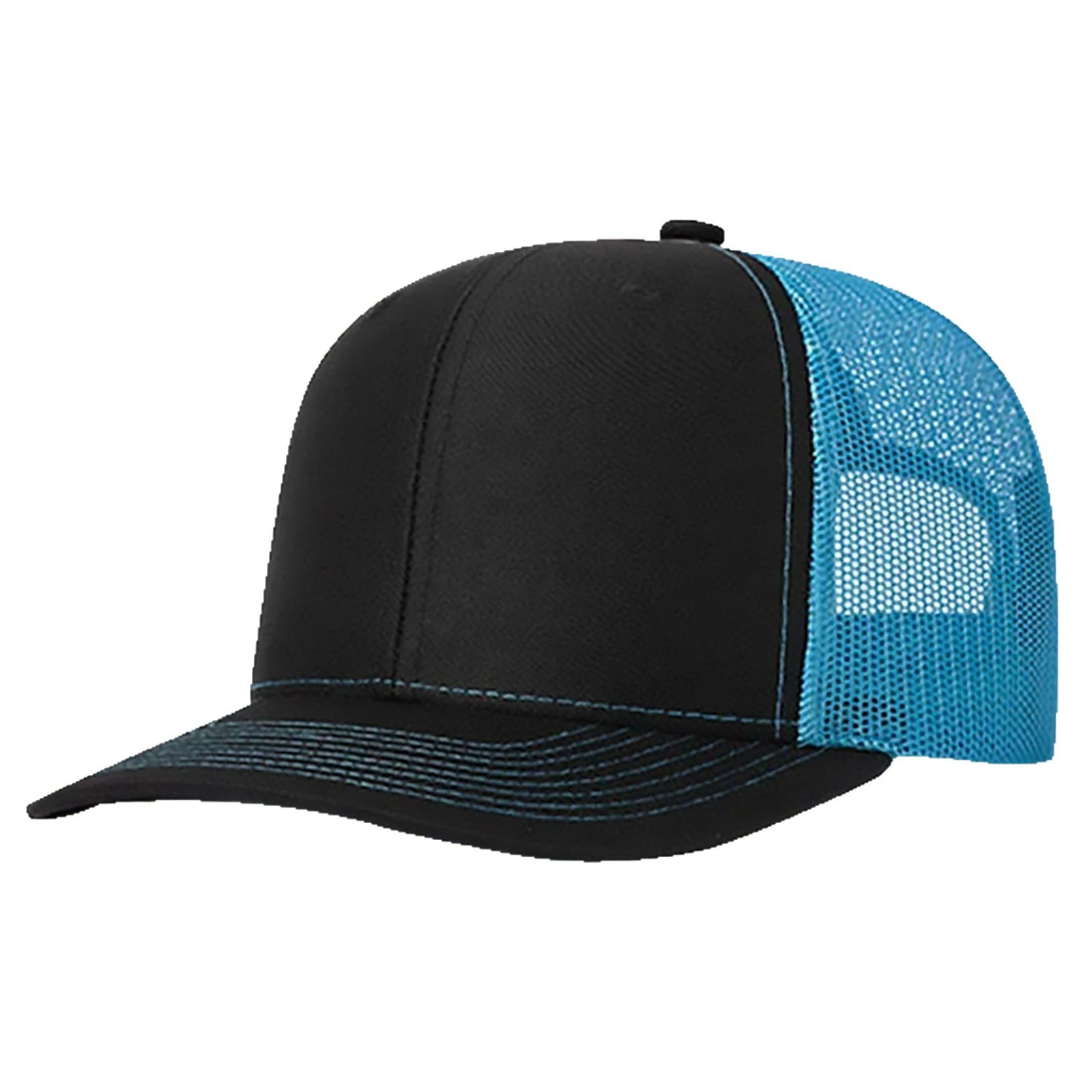 Multi-Color Spliced Mesh-Back Cap