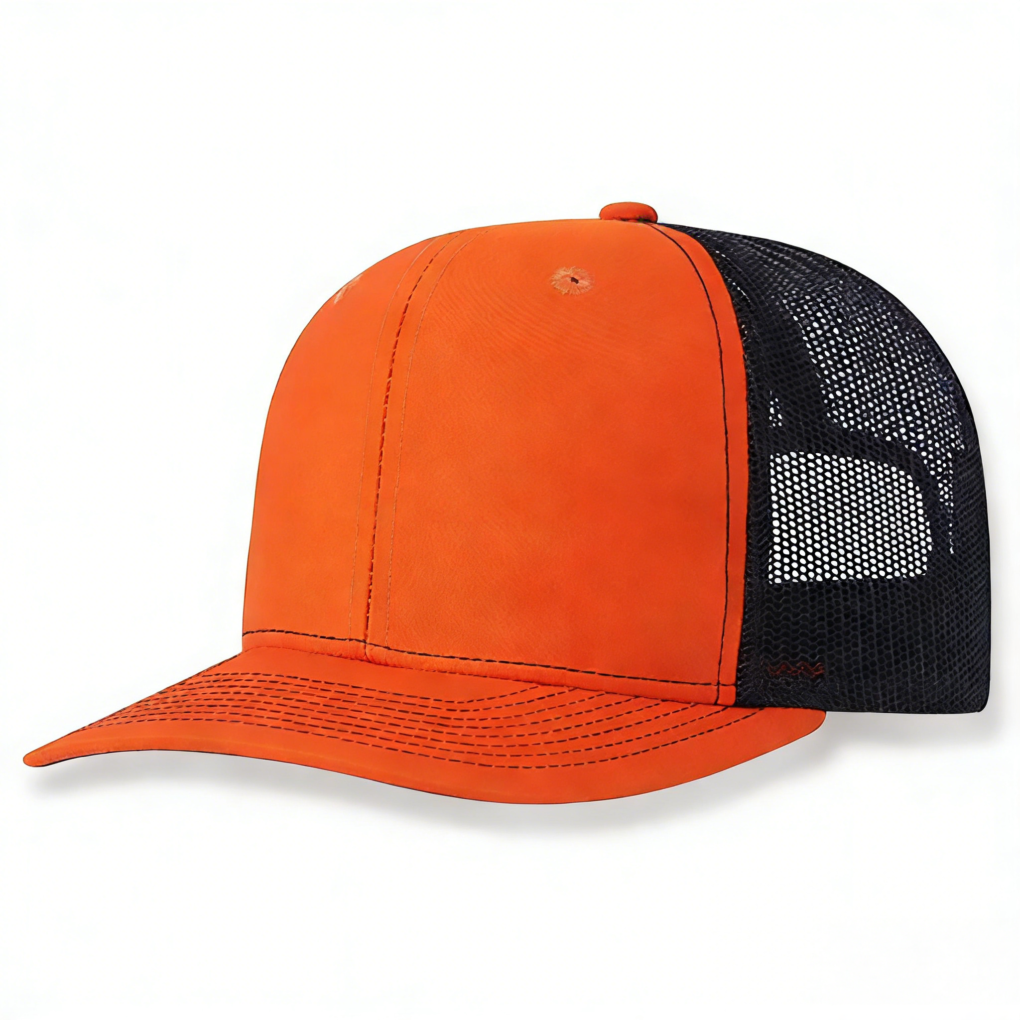 Multi-Color Spliced Mesh-Back Cap